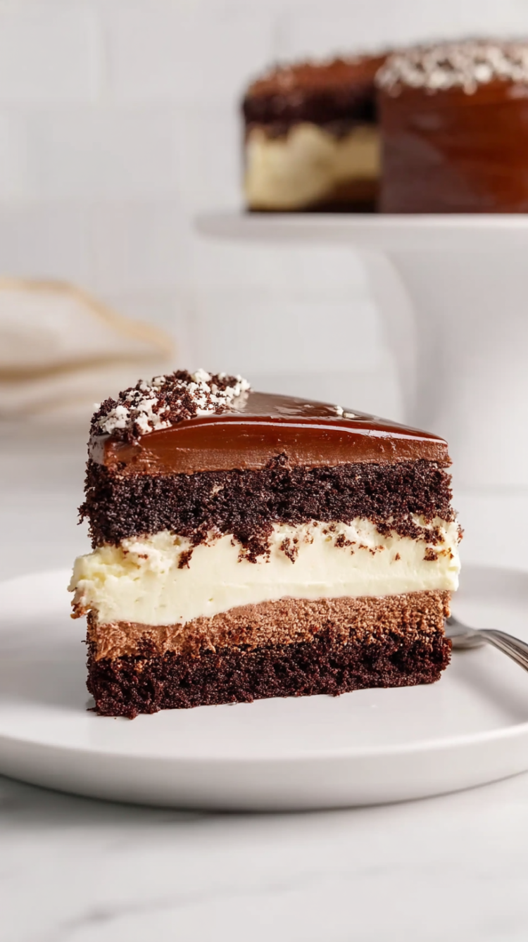 Perfect Tuxedo Cake Recipe with 4 Stunning Layers